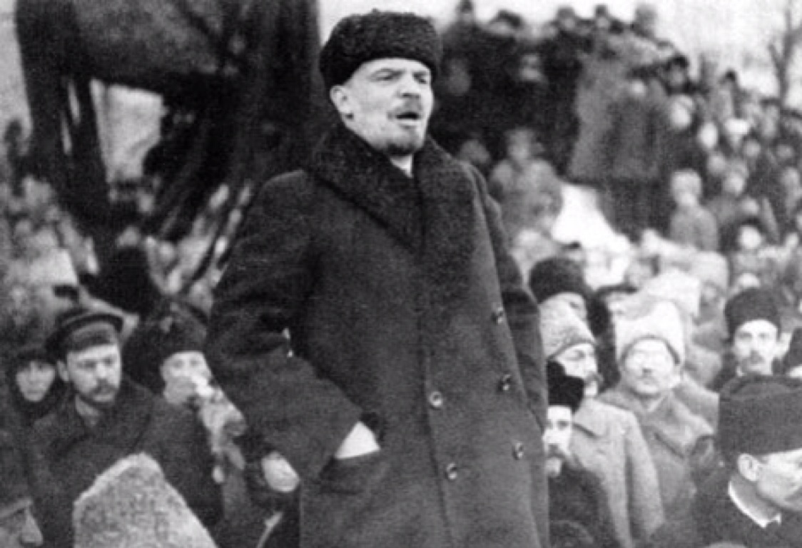 Przemawiający Lenin, koniec 1917 | HISTORIA.org.pl - historia, kultura ...